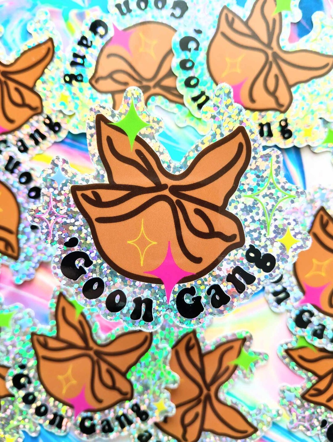Goon Gang Sticker, Crab Rangoon Sticker, Waterbottle Sticker, Glitter ...