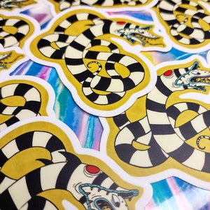 Sandworm Sticker, Beetlejuice Sticker, Beetlejuice, 80s Aesthetic, 90s ...