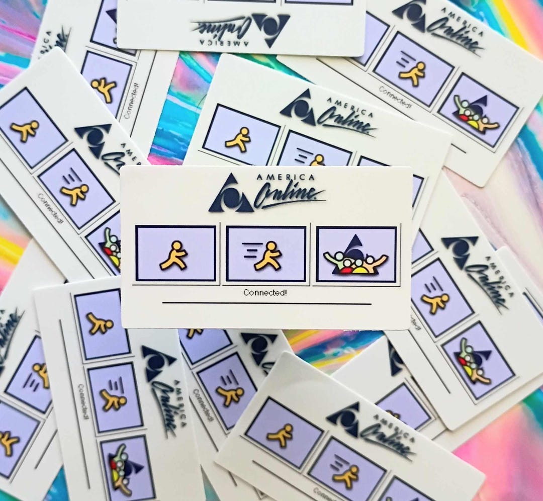 Internet Sticker, Vinyl Sticker, Vinyl Decal, 1990s Sticker, 2000s ...