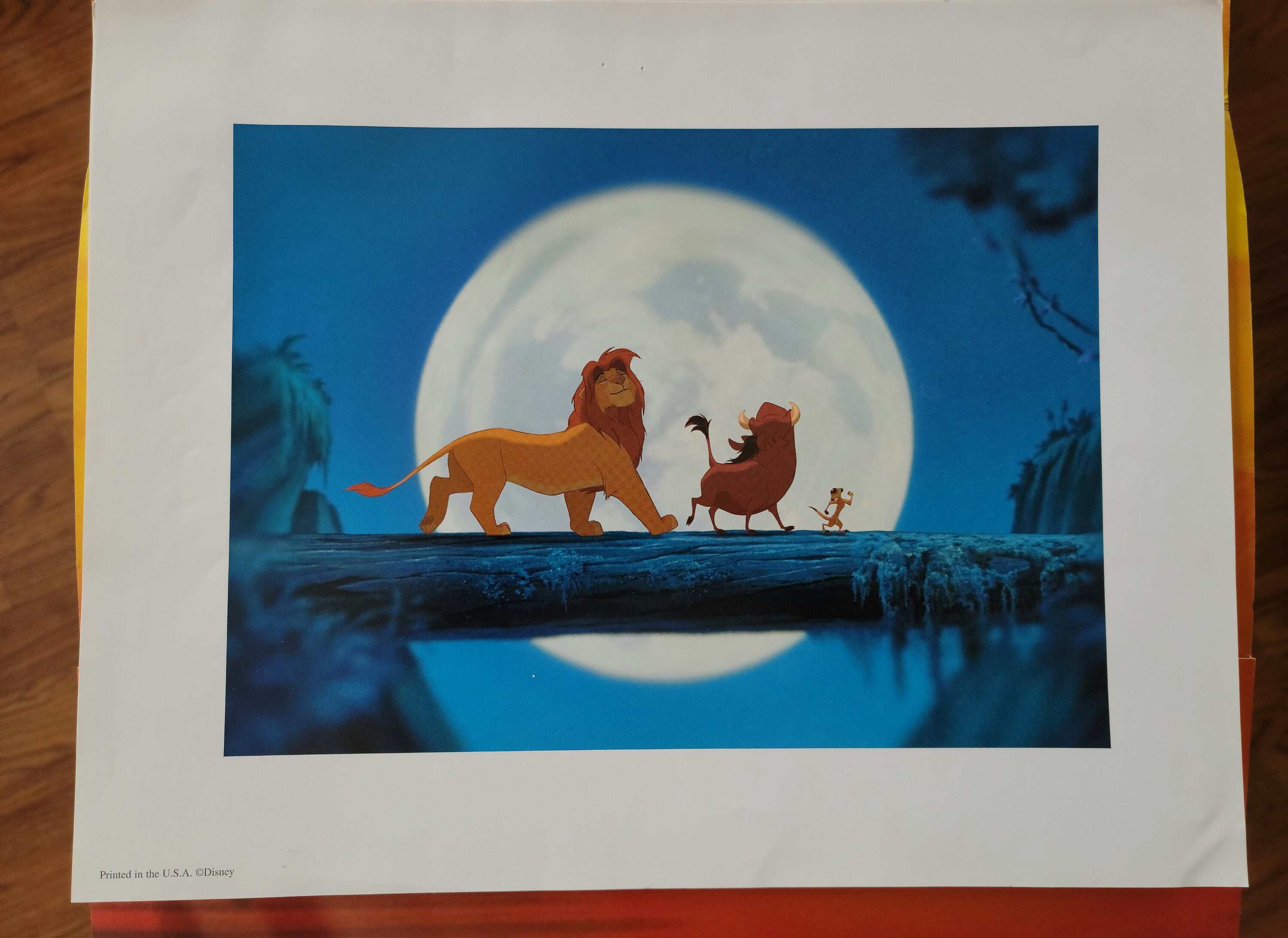 Disney's the Lion King Lithograph Set - Etsy