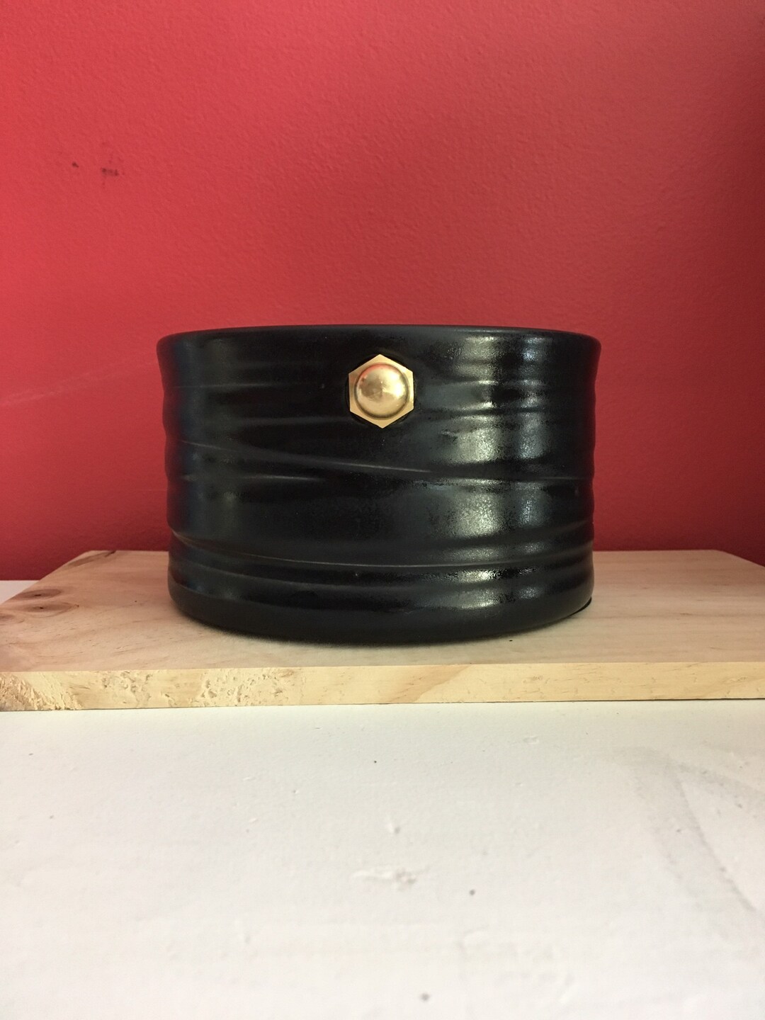 Knock Box Handmade in Ceramic Porcelain With Black Glaze - Etsy