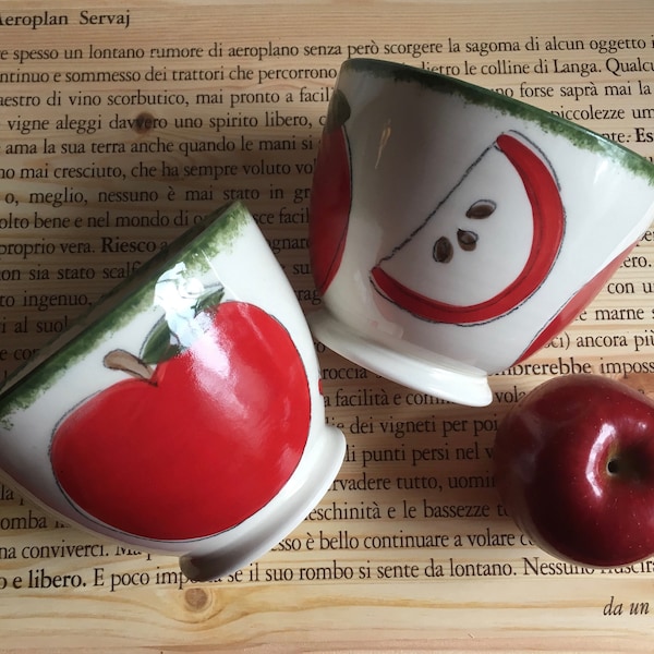 Apple Design Dinnerware Set - Etsy