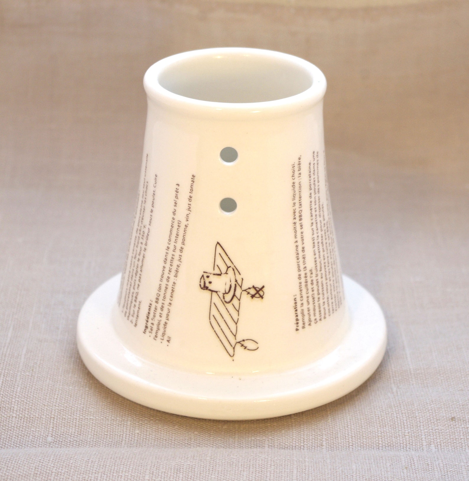 Vertical Poultry Roaster Handmade Pottery.tool for the BBQ - Etsy