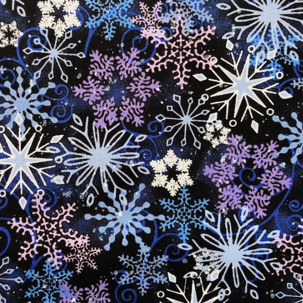 Snowflake Fabric - Etsy