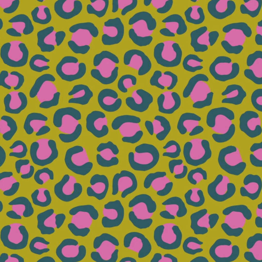 Pink Leopard Print, by Dashwood Studio, Available in Two Colours Yellow ...