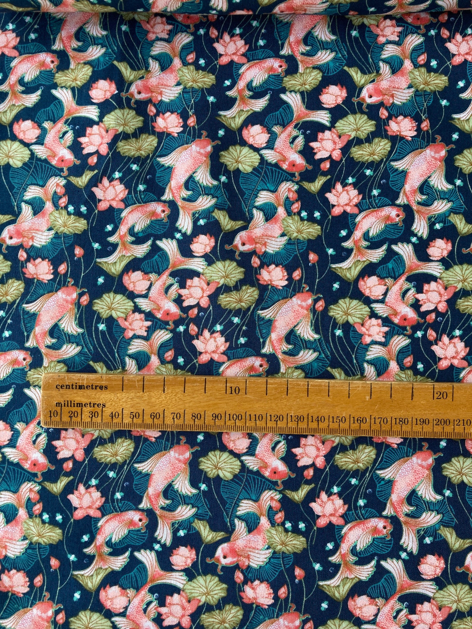Koi Fish Fabric, Koi Garden by Studio E - Etsy