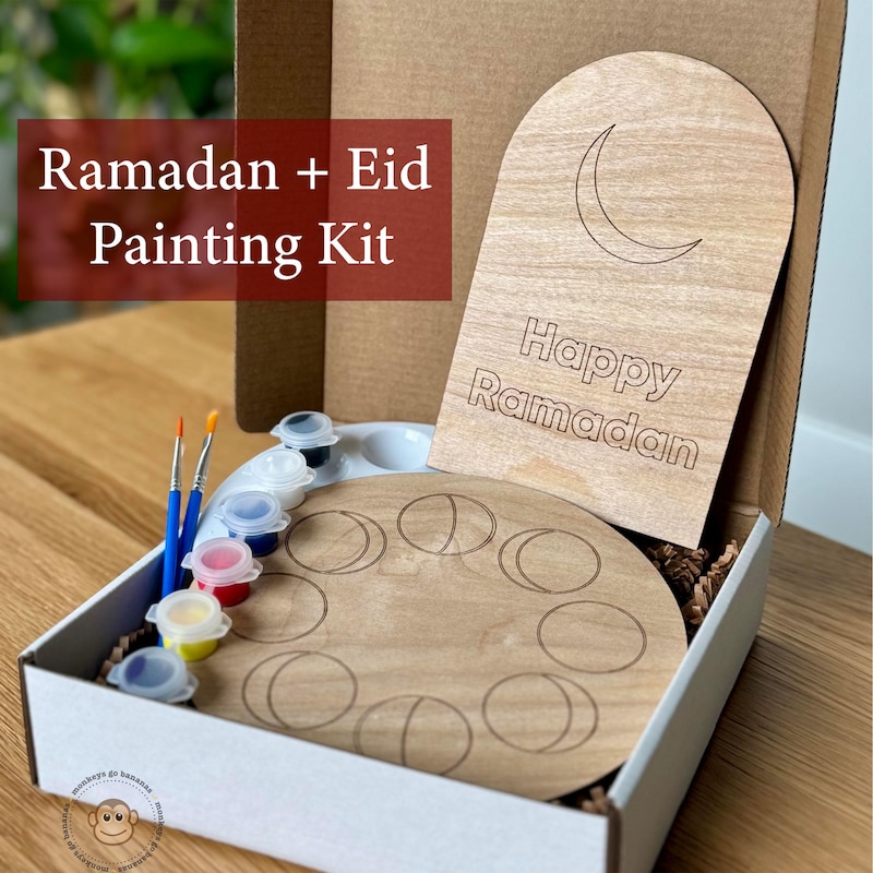 Kids Ramadan Painting - Etsy