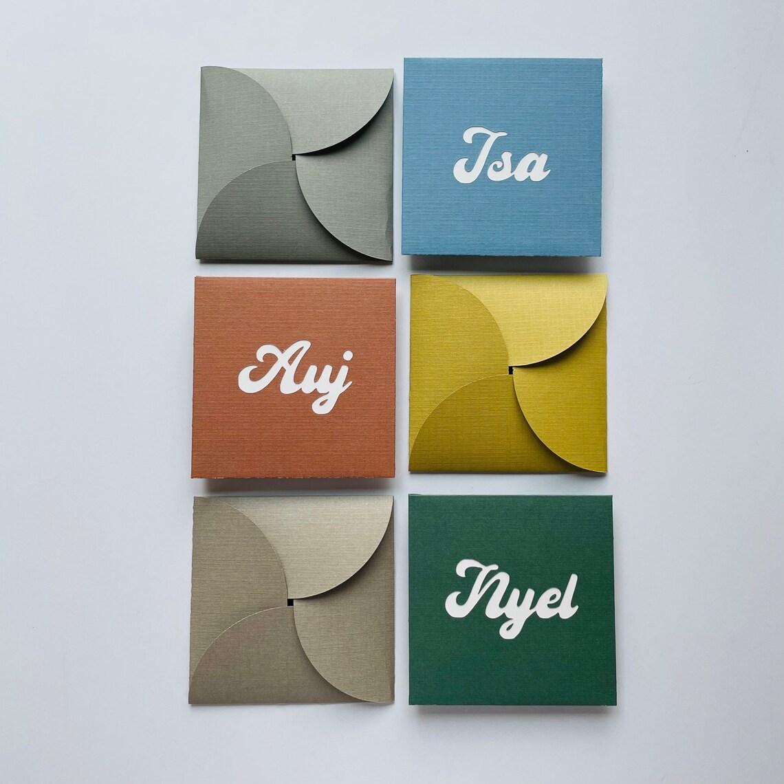 Handmade Pastel Petal Envelope: Modern Gift Card Holder - Etsy