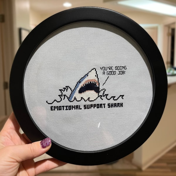 Emotional Support Shark - Etsy