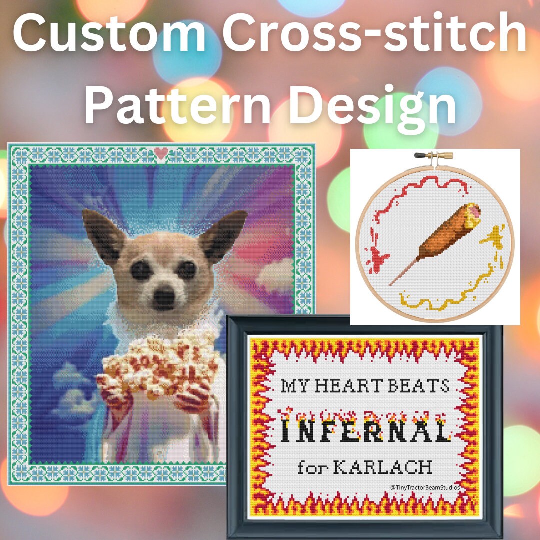 CUSTOM Cross-stitch Pattern Design - Etsy