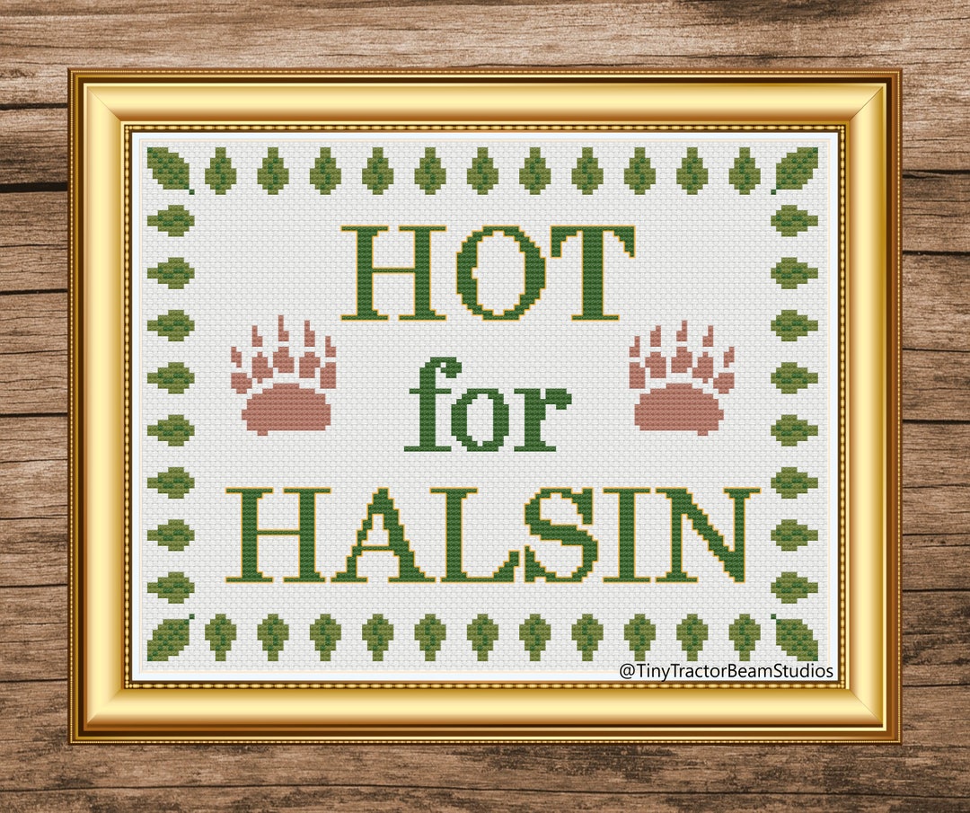 Hot for Halsin Cross-stitch Pattern - Etsy