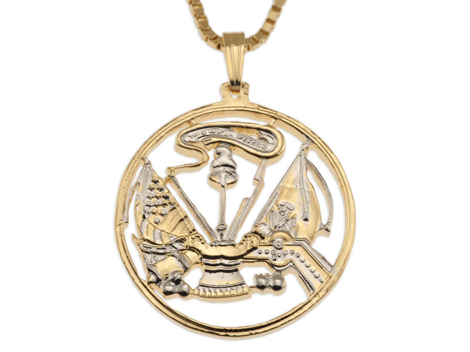 Army Military Pendant Army Challenge Coin hand Cut 1 | Etsy