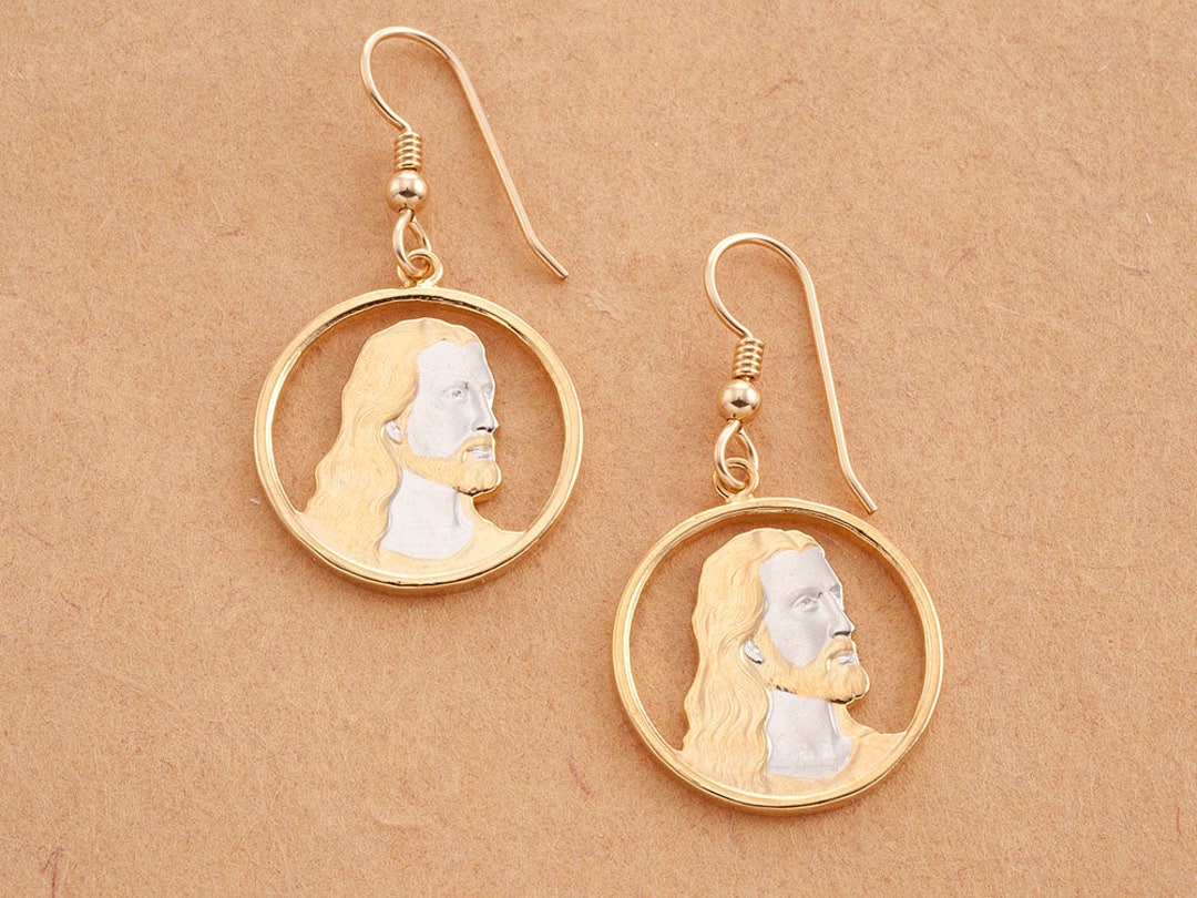 Jesus Christ Earrings Religious Jewelry Christian Jewelry - Etsy