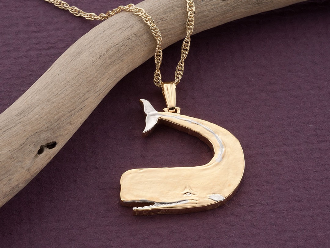 Sperm Whale Pendant, Sperm Whale Necklace, Sperm Whale Jewelry, Sea ...
