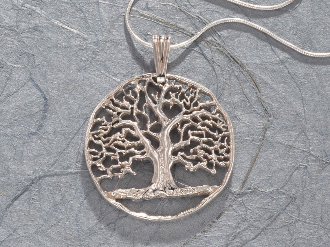 Sterling Silver Tree of Life Hand Cut Sterling Silver Tree of | Etsy