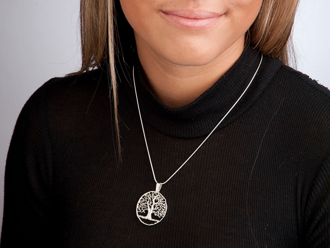 Sterling Silver Tree of Life Hand Cut Sterling Silver Tree of | Etsy