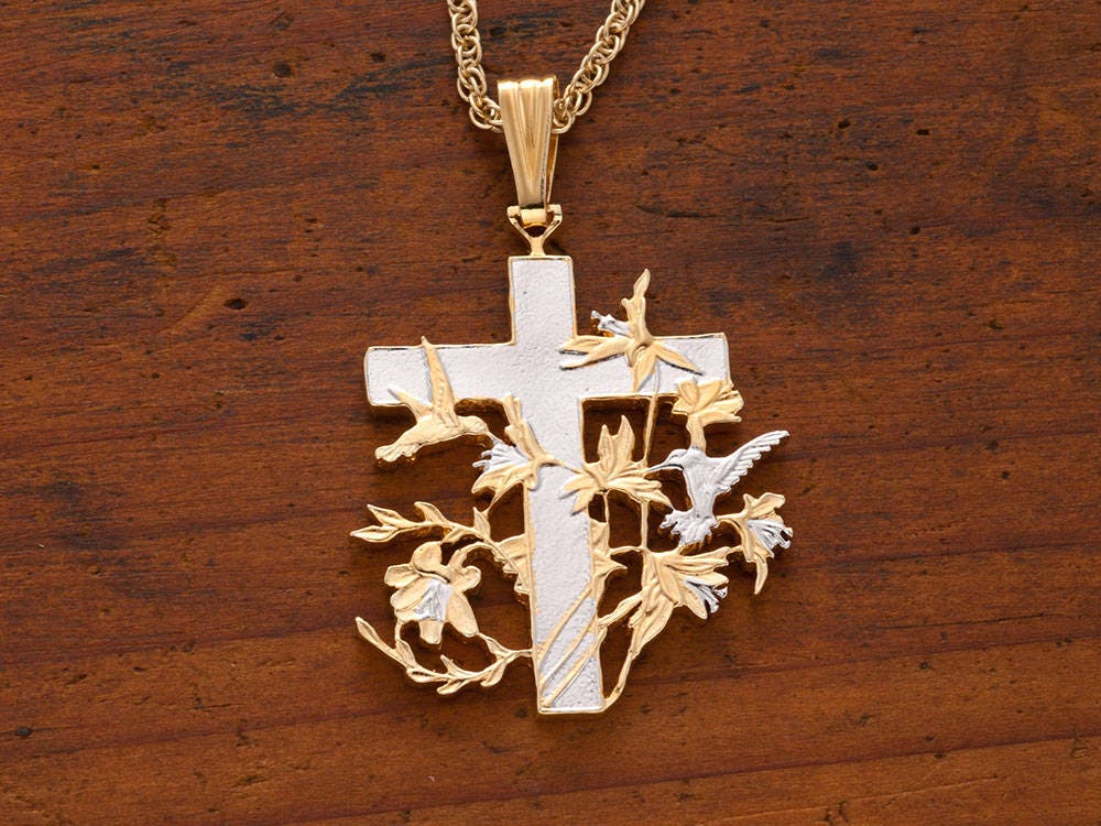 Christian Cross Pendant and Necklace Jewelry Religious | Etsy