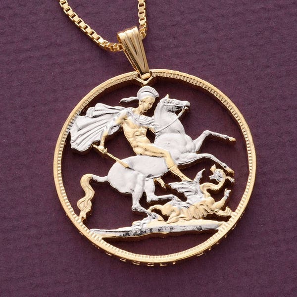 St George Pendant - Etsy
