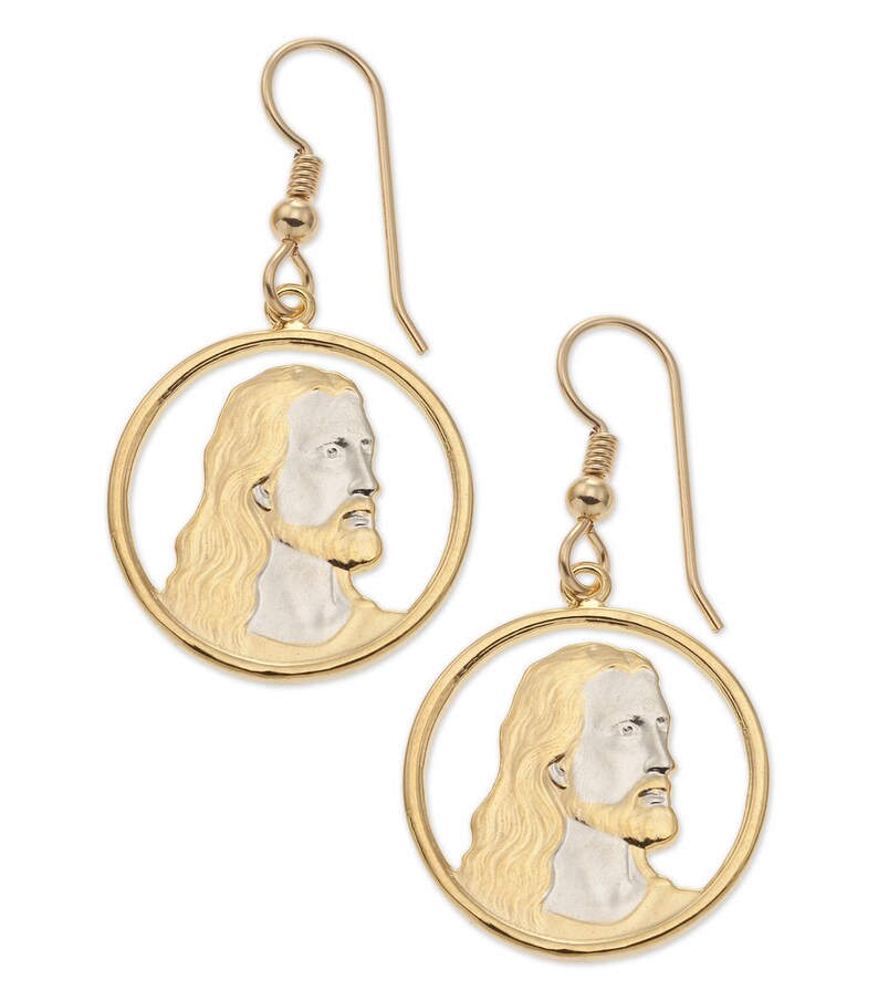 Jesus Christ Earrings Religious Jewelry Christian Jewelry - Etsy