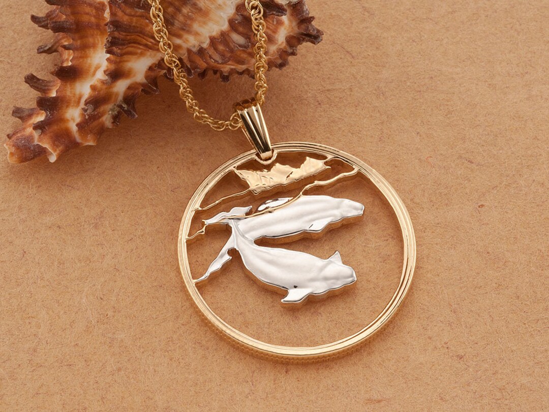 Beluga Whale Pendant, Beluga Whale Jewelry, Whale Pendant, Whale ...