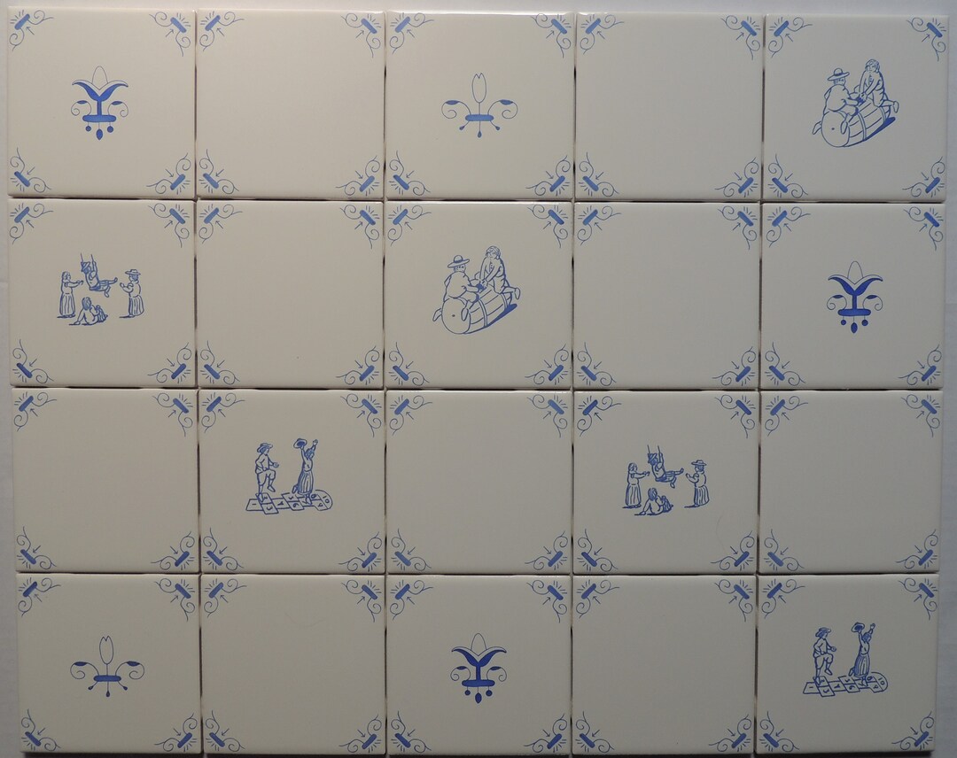 Blue and White Delft Style Dutch Kitchen Tiles - Etsy