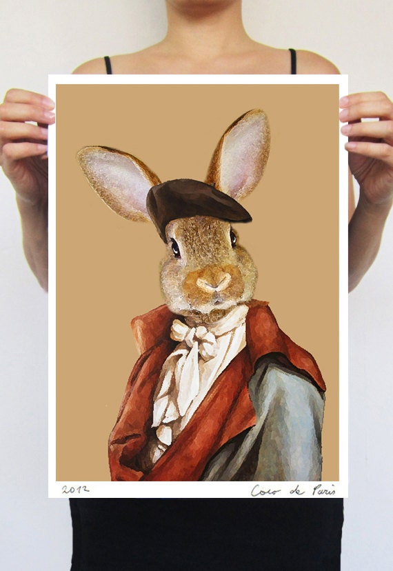 Rabbit Bunny Print Rabbit Art Print Rabbit Print Rabbit | Etsy