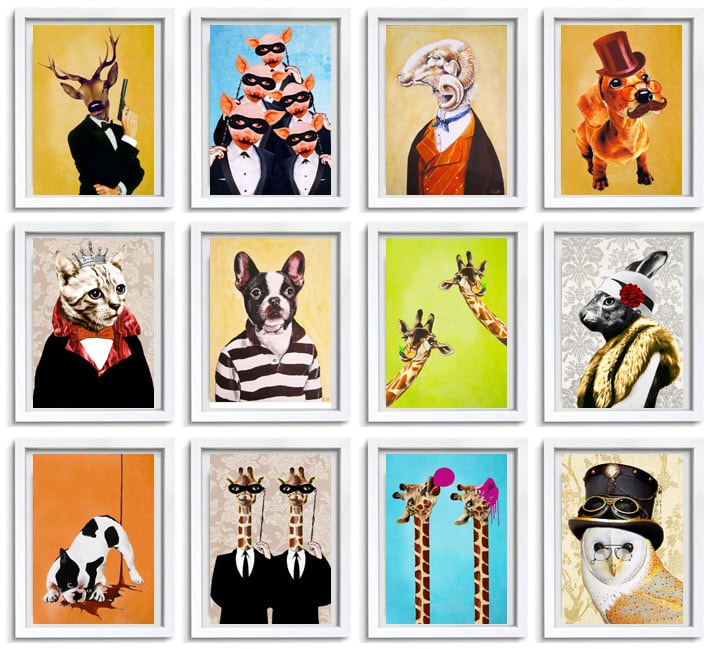 Vintage Rabbit Print Bunny Print Rabbit Art Print Mister - Etsy