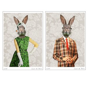 Rabbit Print, Rabbit Art Print, Rabbit Bunny Print, Rabbit Art, Bunny ...