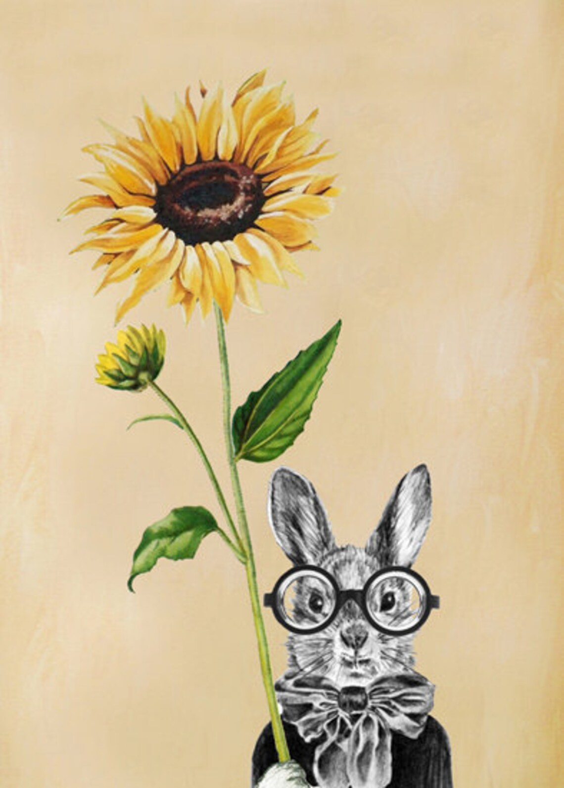 Rabbit Print Rabbit Art Print Rabbit Bunny Print Rabbit - Etsy