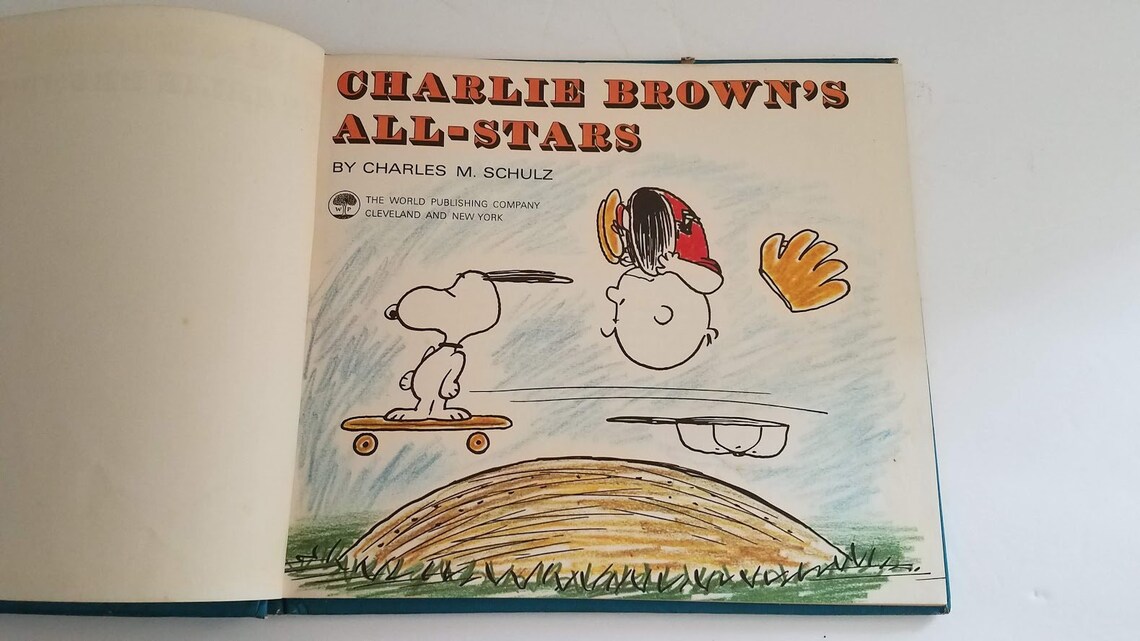 Vintage Charlie Brown's All-stars Book First Edition - Etsy