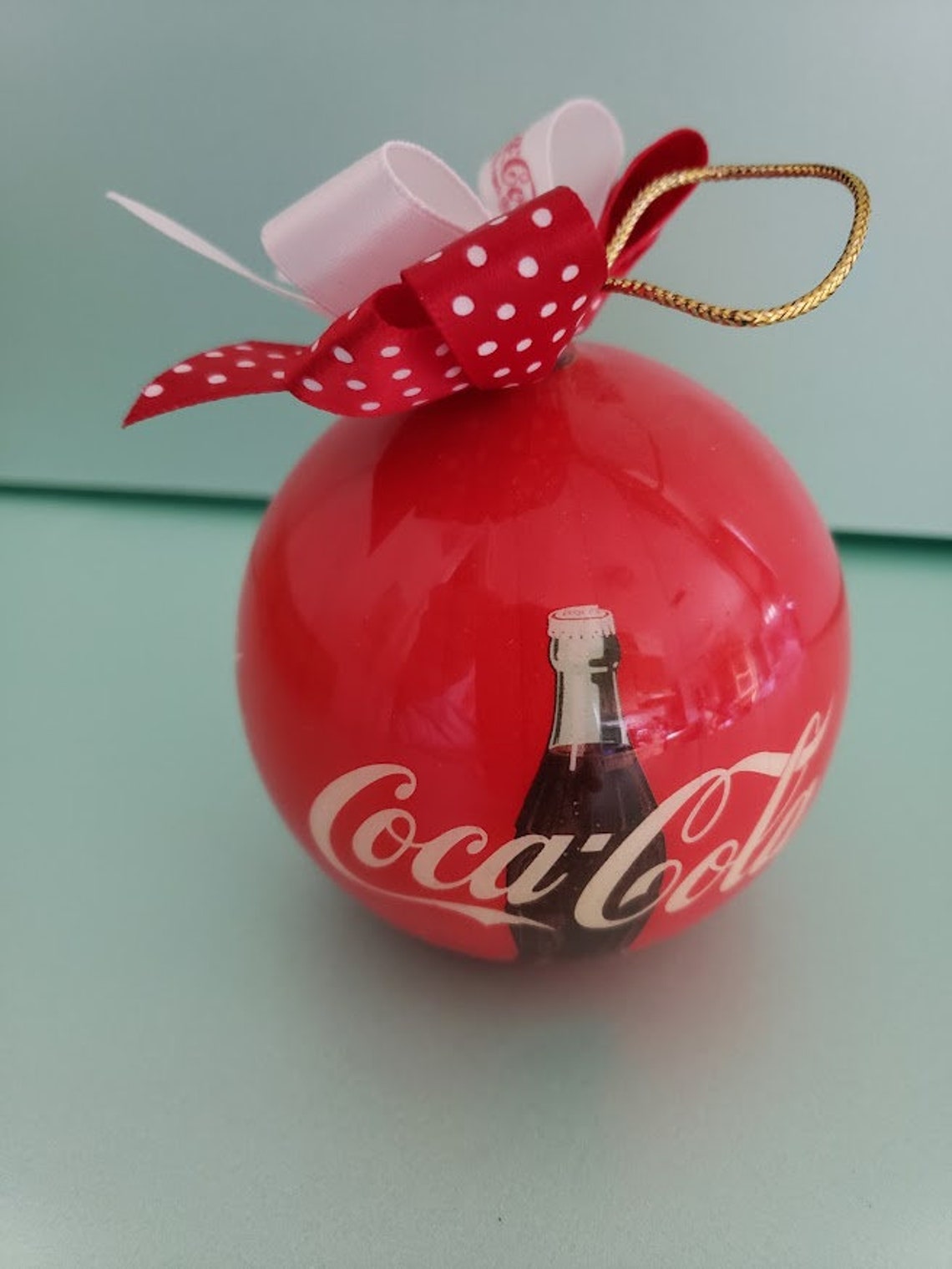 Vintage Christmas Coca-cola Ornament - Etsy