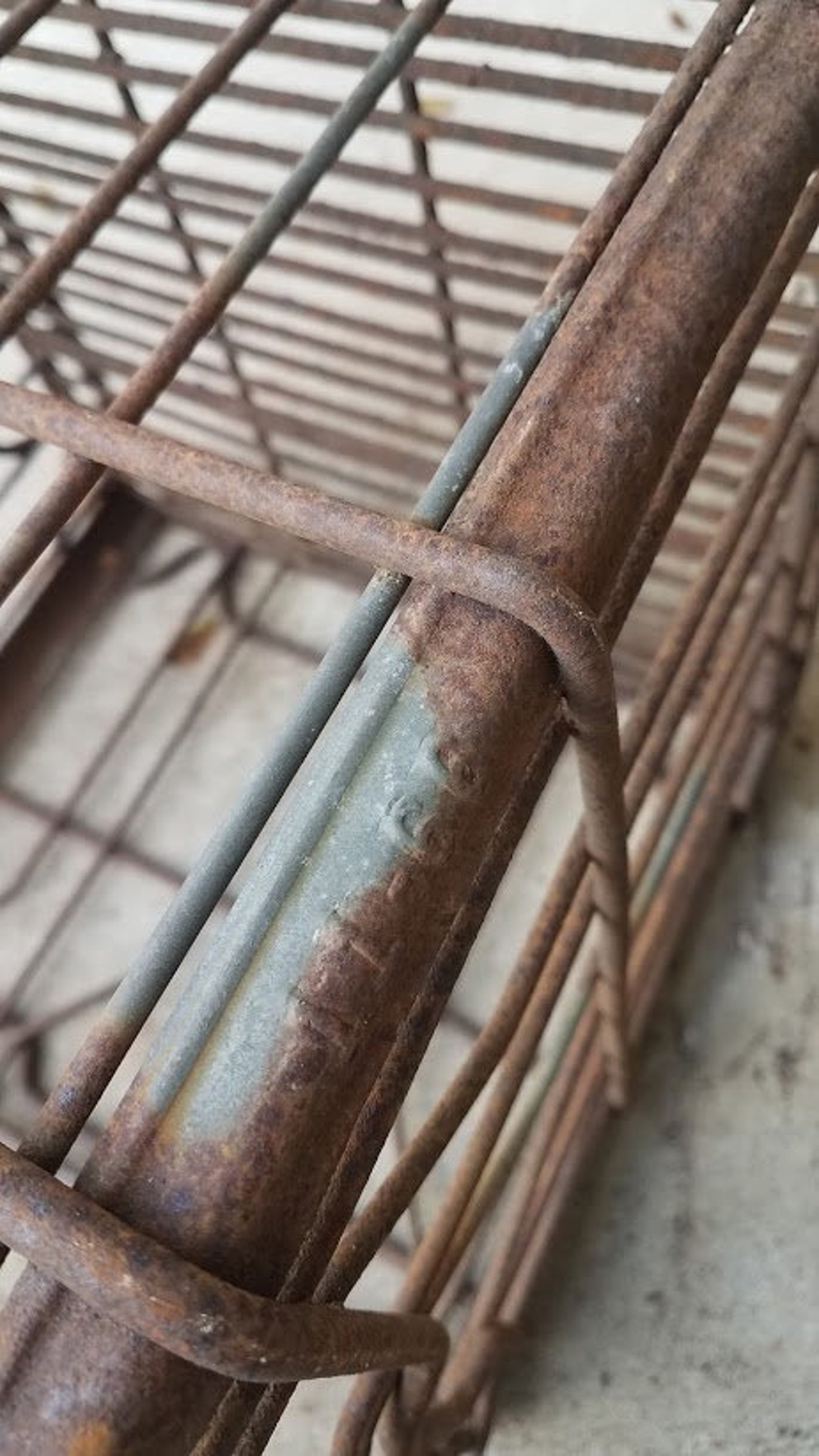 Vintage Rusty Metal Sealtest Dairy Crate - Etsy