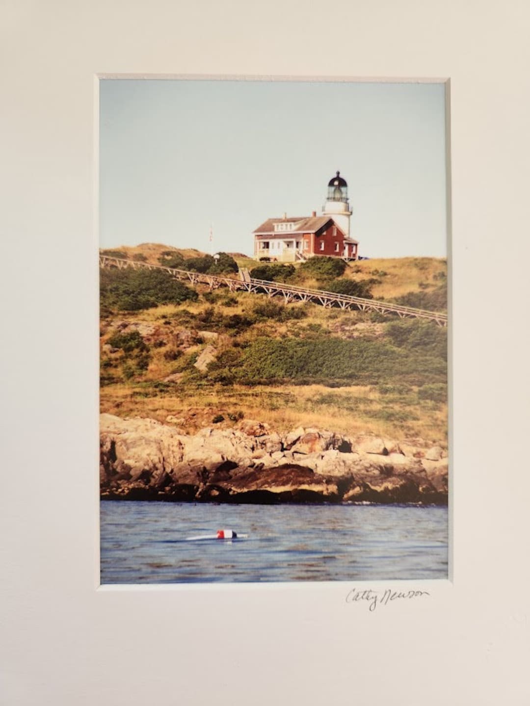 Seguin Island Lighthouse Photograph by Cathy Newson Dated 2003 - Etsy