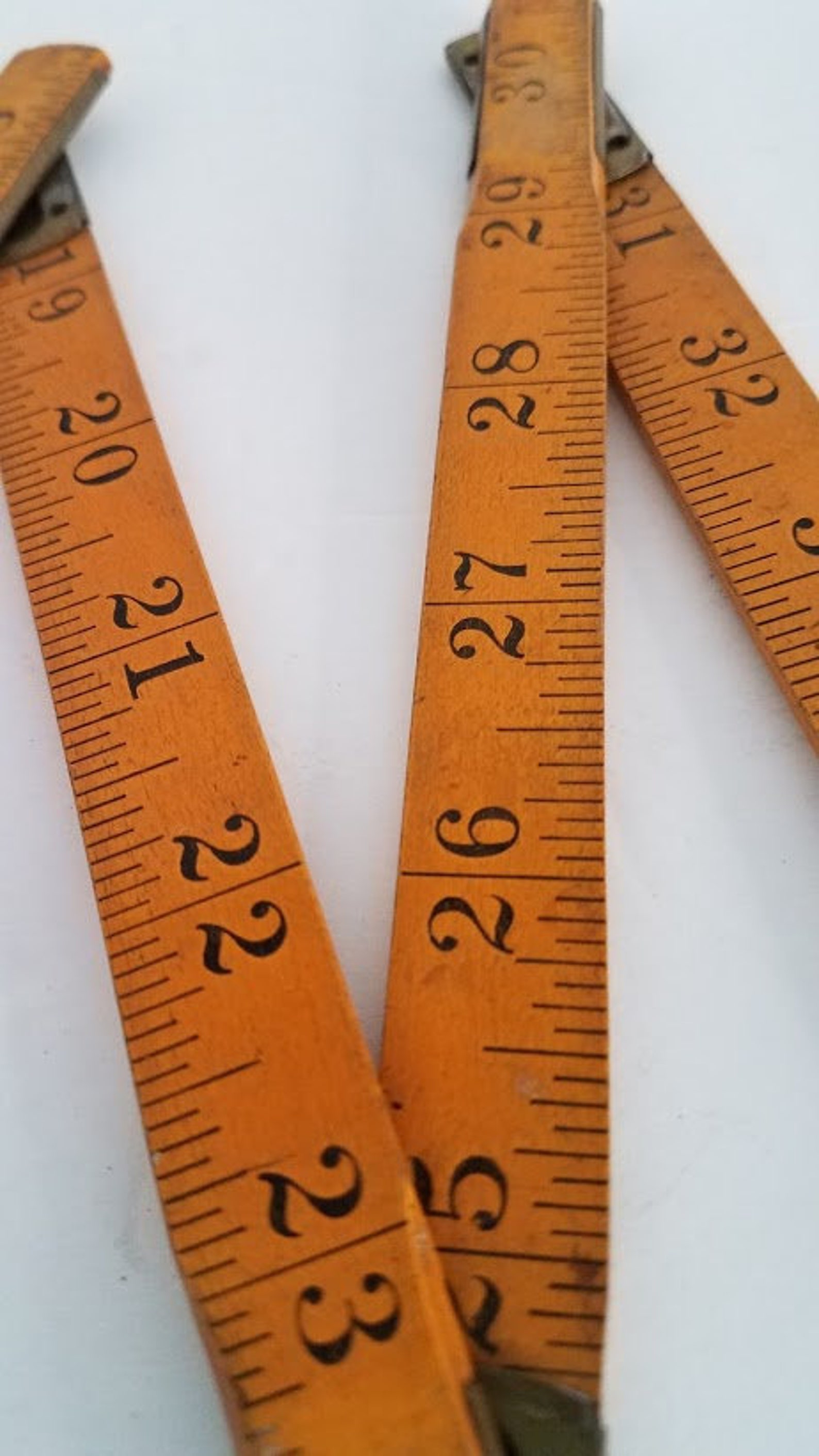 Imperfect Vintage Dunlap Folding Carpenter's Ruler Made - Etsy