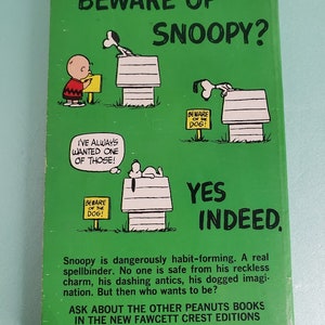 Vintage "all This and Snoopy, Too" Paperback Book Dated 1962 by Charles ...