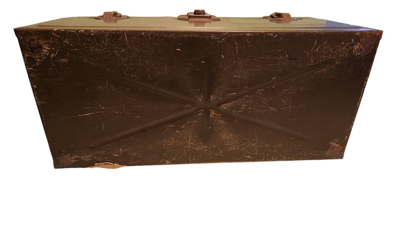 Vintage Union Metal Tool Box - Etsy