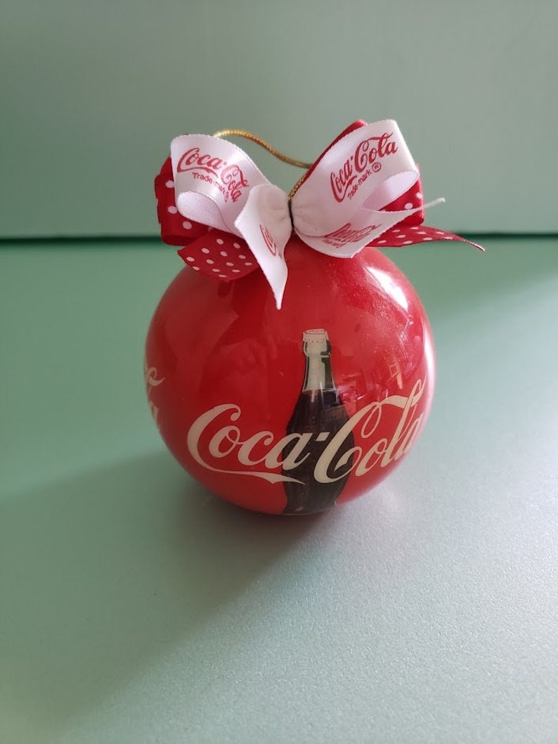 Vintage Christmas Coca-cola Ornament - Etsy