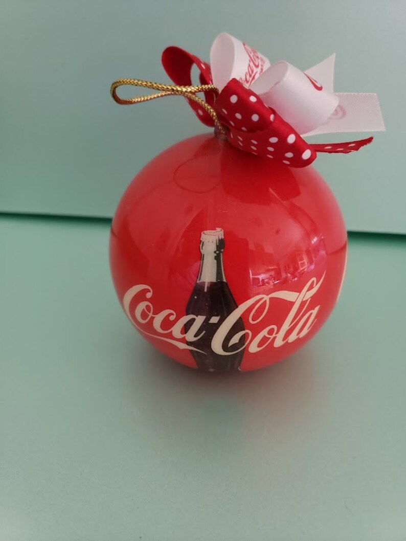 Vintage Christmas Coca-cola Ornament - Etsy
