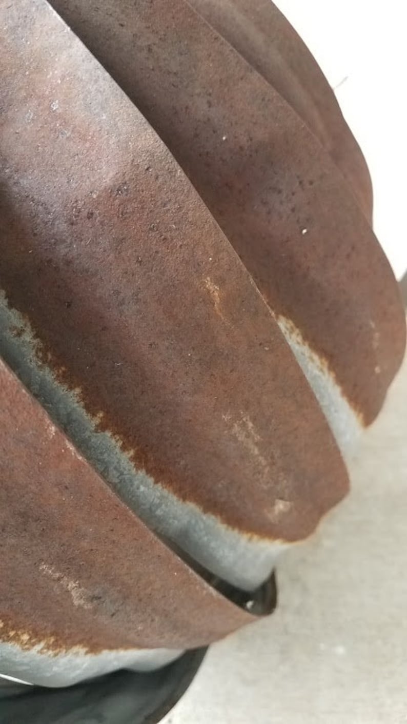 Large Vintage Rusted Metal Wind Turbine - Etsy