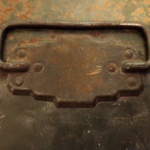 Vintage Union Metal Tool Box - Etsy