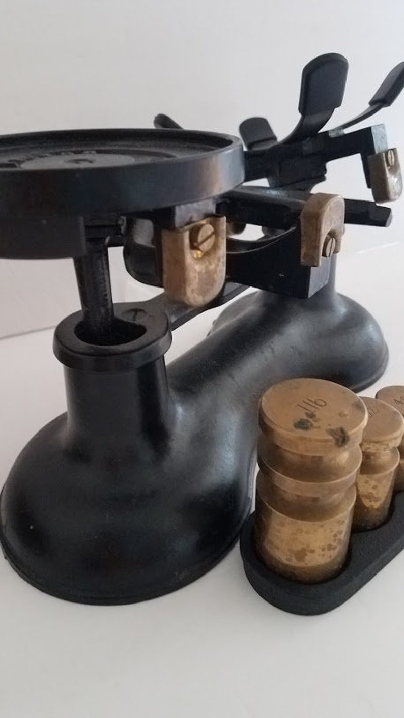 Vintage Victor Scale and Weights - Made in England - Etsy