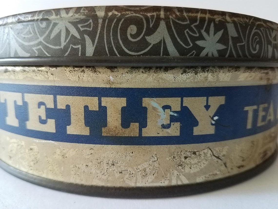Vintage Tetley "fifties" Tea Tin - Etsy