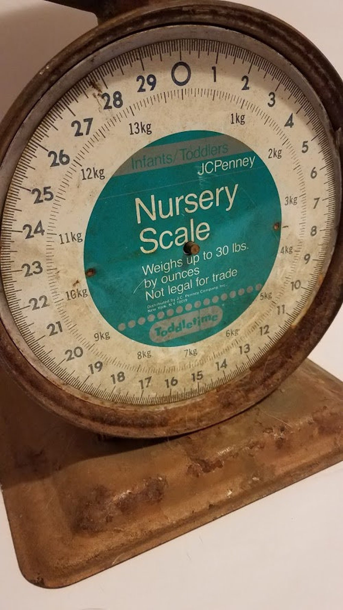 JC Penney Rusty and Crusty Nursery Scale Missing It's - Etsy