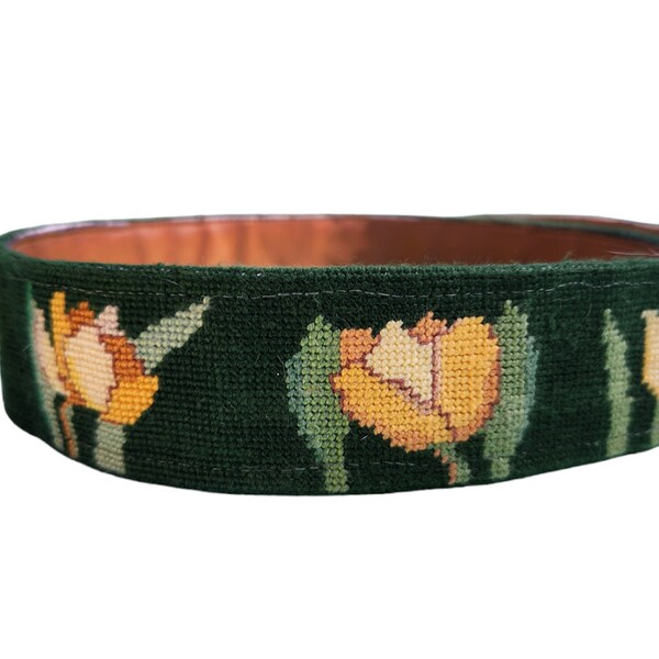 Needlepoint Mens Belt - Etsy