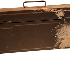 Vintage Union Metal Tool Box - Etsy