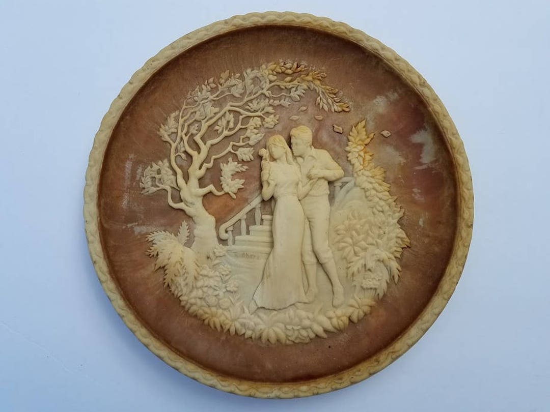 Incolay Stone Plate - the Kiss - Etsy