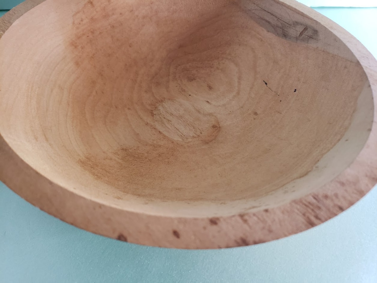 Round Wooden Bowl - Etsy