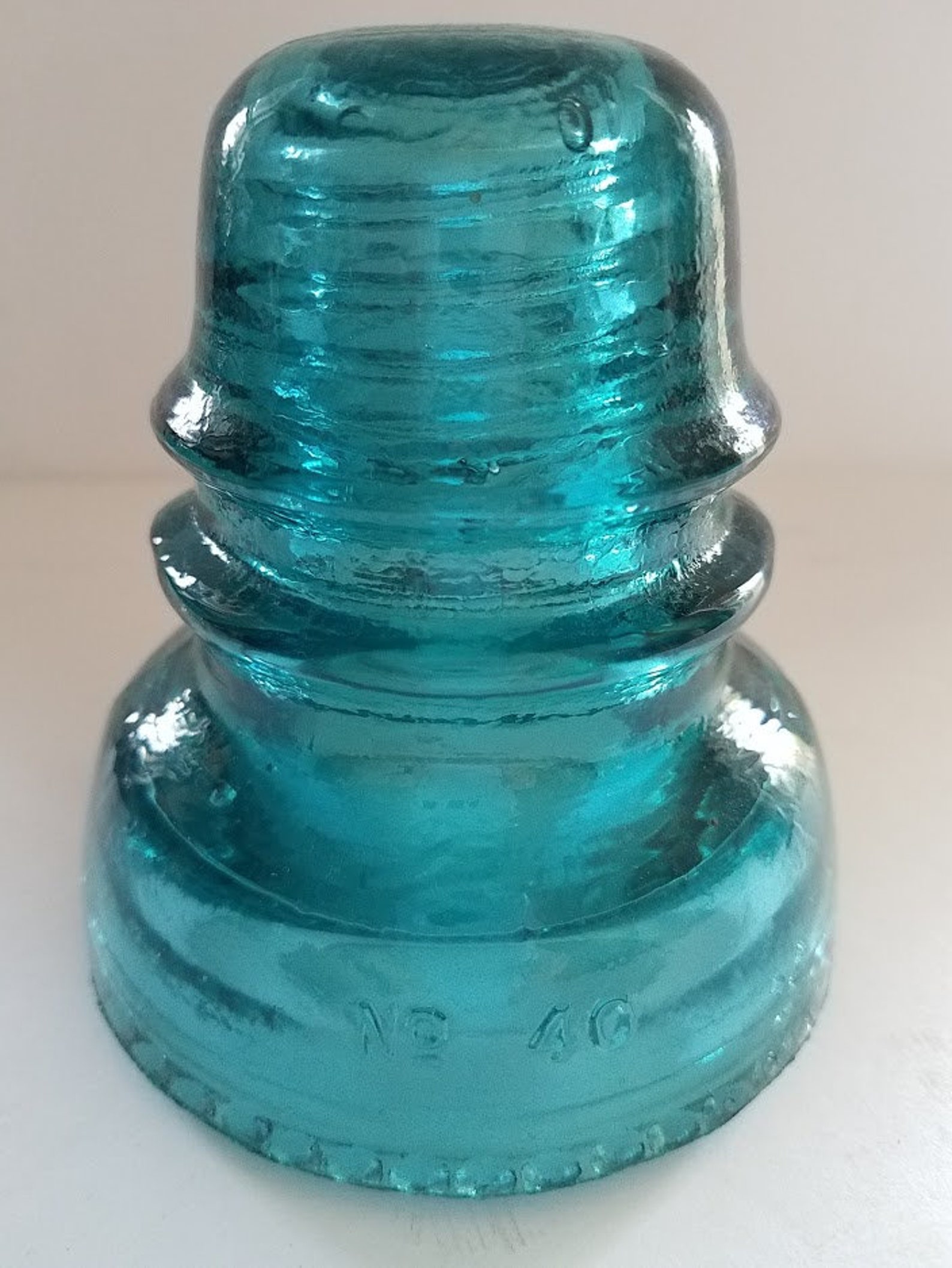 Blue Hemingray Insulator 40 - Etsy