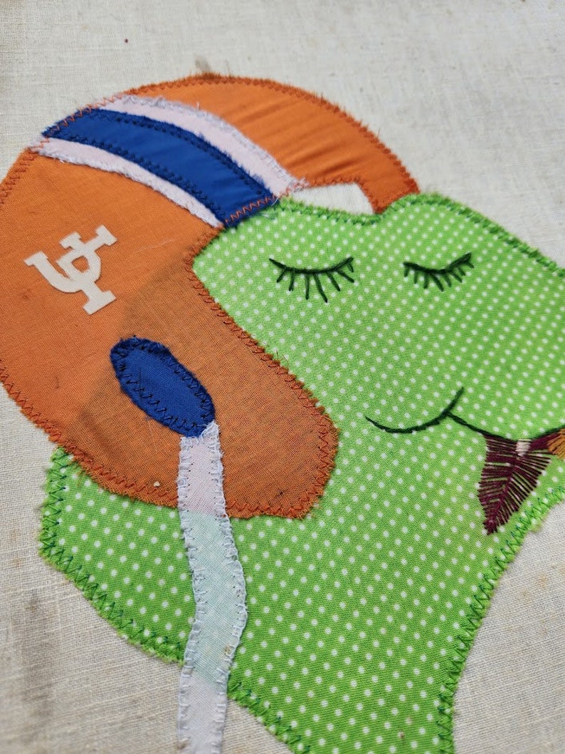 Vintage Handmade Florida Gator Eating the Feathers of a FSU Seminole - Etsy