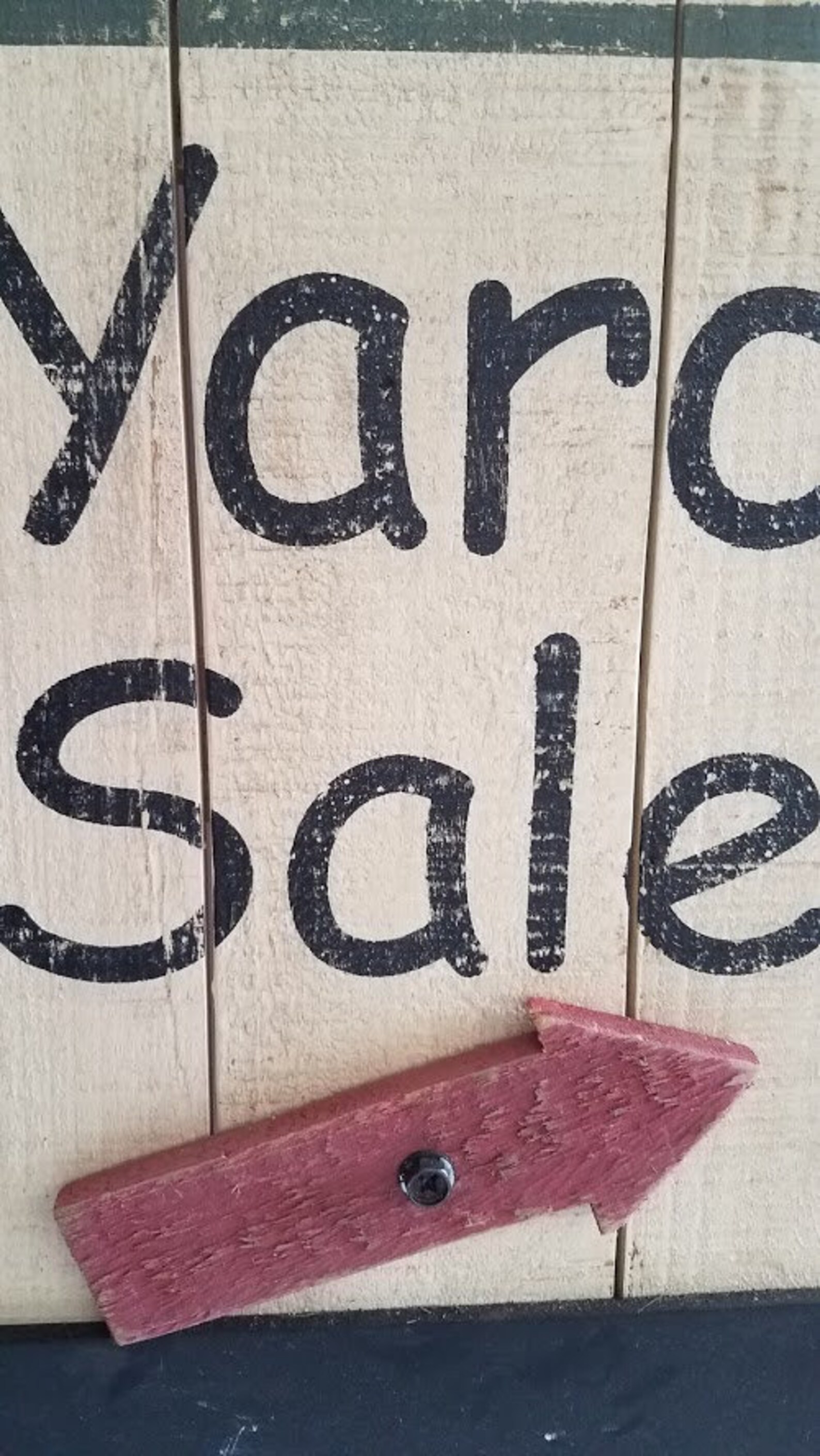 Yard Sale Wooden Sign With a Moving Arrow and Chalkboard to - Etsy